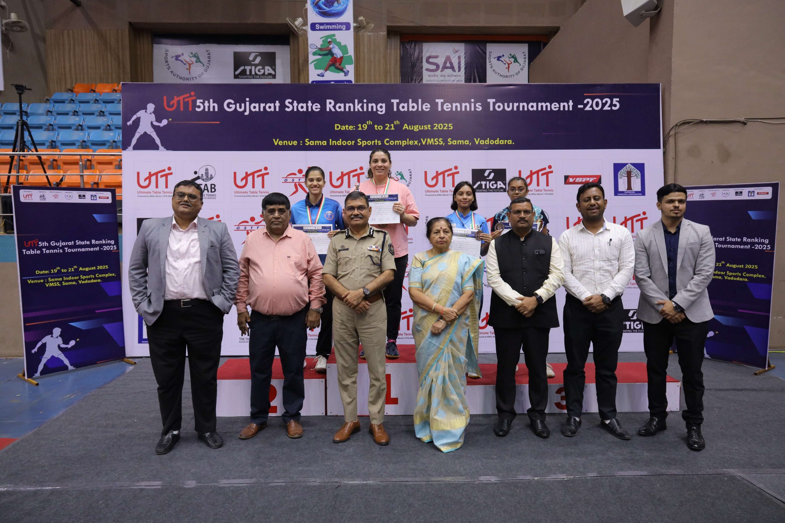 5th Gujarat State Ranking Table Tennis Tournament 2025 - TTAB